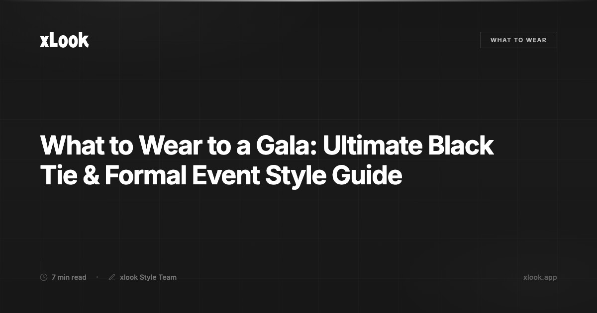 What to Wear to a Gala: Ultimate Black Tie & Formal Event...